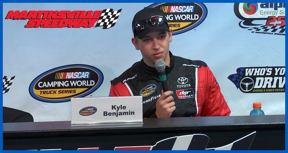 Benjamin: 'You don't want to make enemies | NASCAR.com