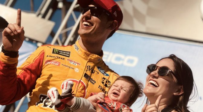 Joey Logano's son makes first trip to Victory Lane | NASCAR.com