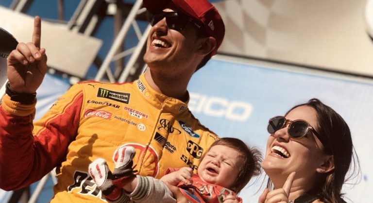 Joey Logano's son makes first trip to Victory Lane | NASCAR.com