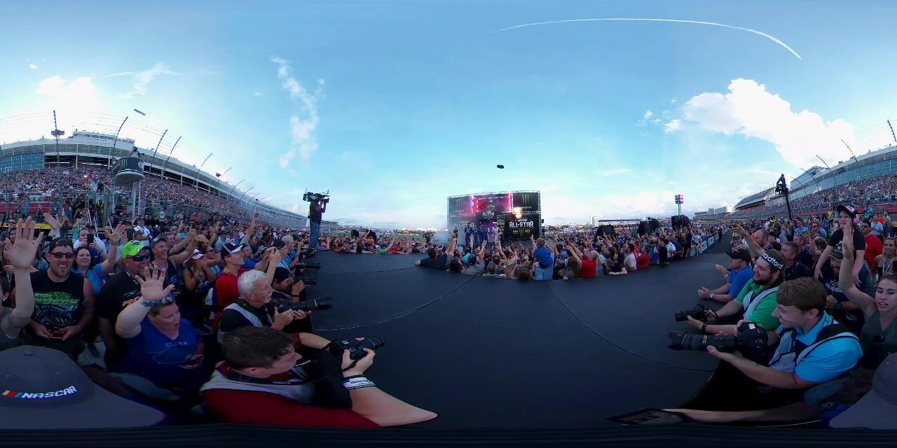 360 Video of A.J. Allmendinger All-Star Driver Introduction - Official ...