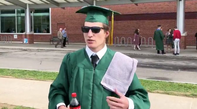 Post-graduation, NASCAR-style interview goes viral | NASCAR.com
