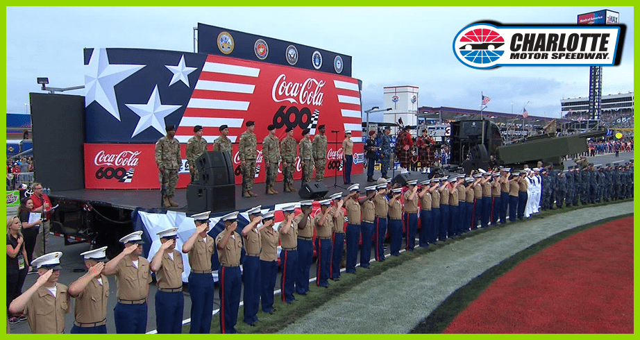 Military honored in pre-race ceremonies at Charlotte | NASCAR.com