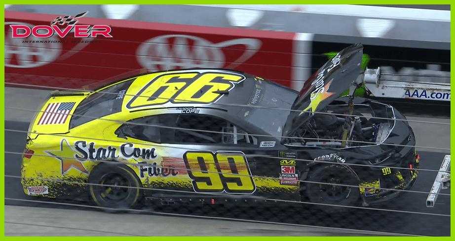 Derrike Cope spins, wrecks in Dover to end day | NASCAR.com