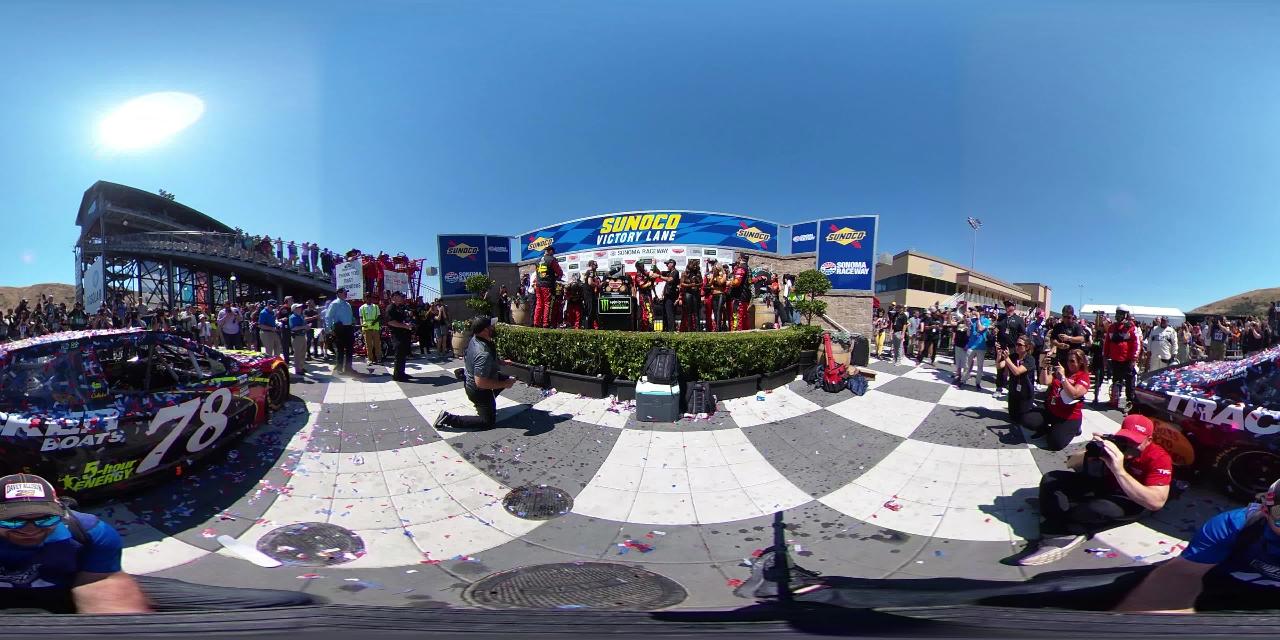 360 Champagne Shot | Official Site Of NASCAR