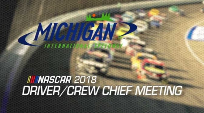 Watch: Driver meeting video, rules for Michigan | NASCAR.com
