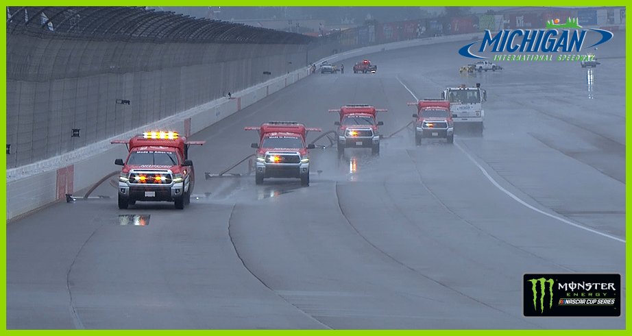 Teams wait out rain at Michigan | NASCAR.com