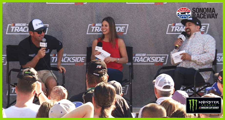 Fun and games with Bowyer, Deegan at Trackside Live | NASCAR.com
