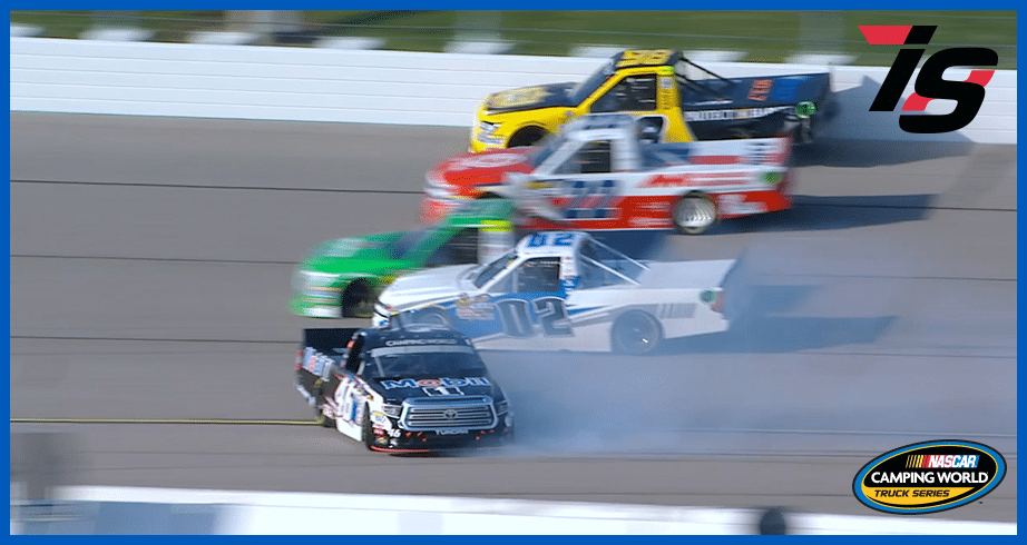 Close-quarters racing leads to early contact at Iowa | NASCAR.com