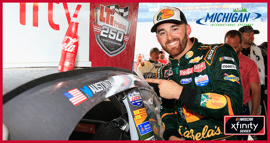 Rain-shortened LTi Printing 250 produces thrilling stage wins, restarts ...