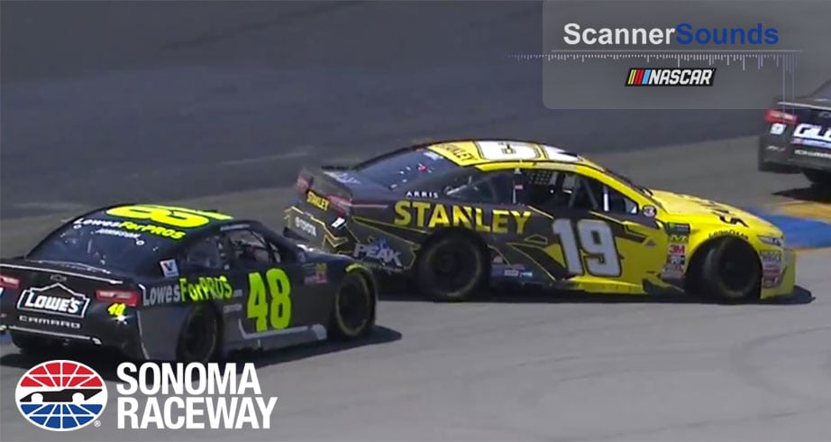 Scanner Sounds: Best in-car audio from Sonoma - Official Site Of NASCAR