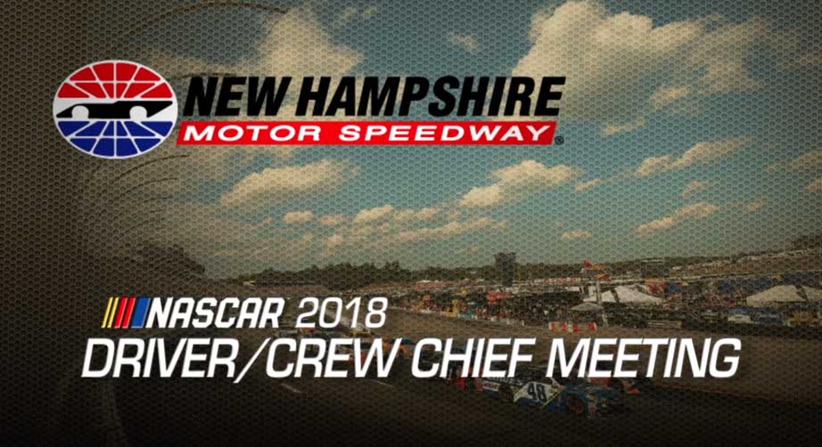 Go inside the New Hampshire driver meeting | NASCAR.com