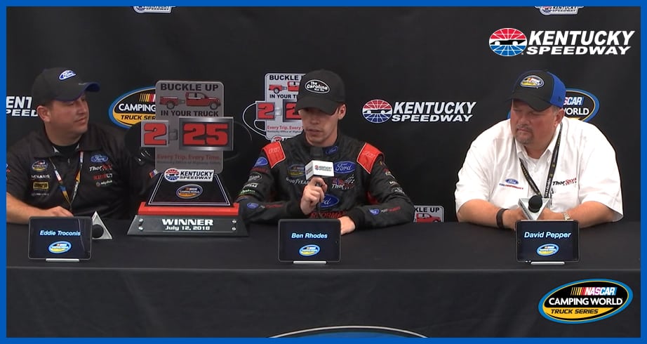 Rhodes on ThorSport: 'It's just going to get better' | NASCAR.com