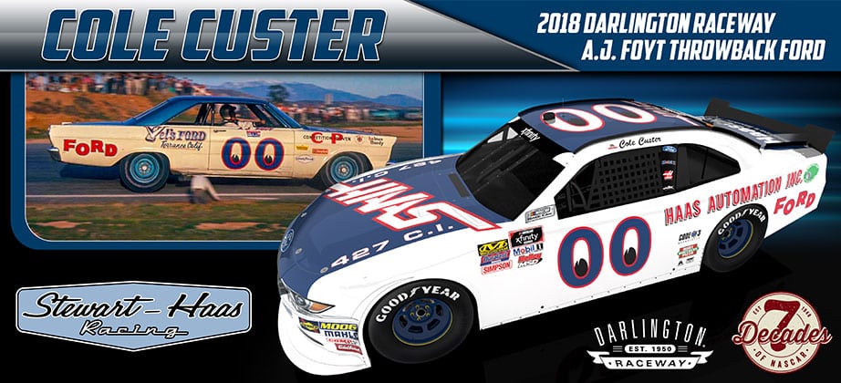 Cole Custer to pay tribute to A.J. Foyt at Darlington | NASCAR.com