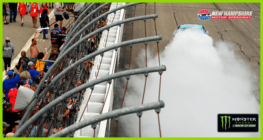Watch Kevin Harvick's wicked big burnout | NASCAR.com