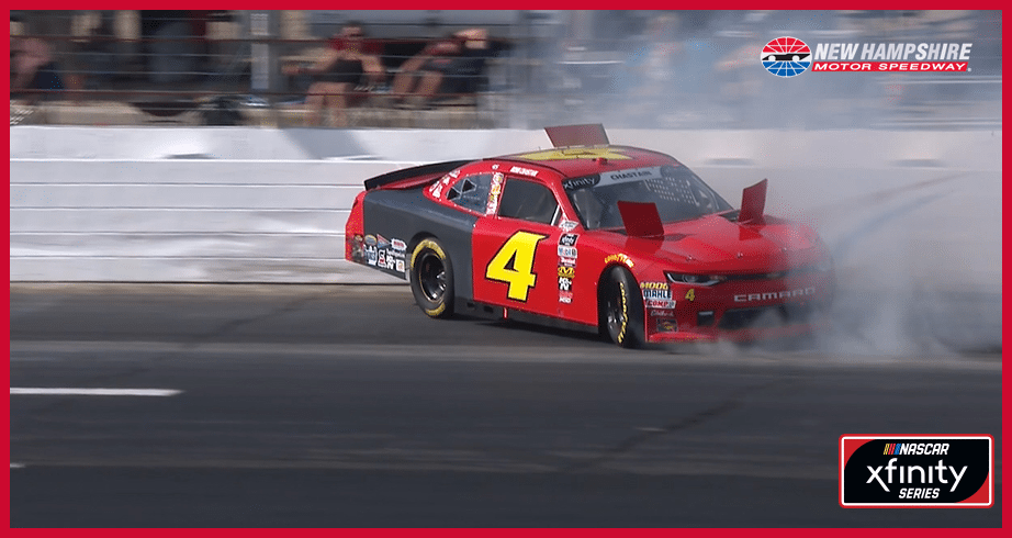 Ross Chastain spins, hits wall in Stage 2 | NASCAR.com