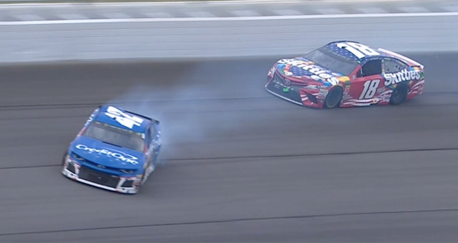 Hear the end of the Overton's 400 in Spanish | NASCAR.com