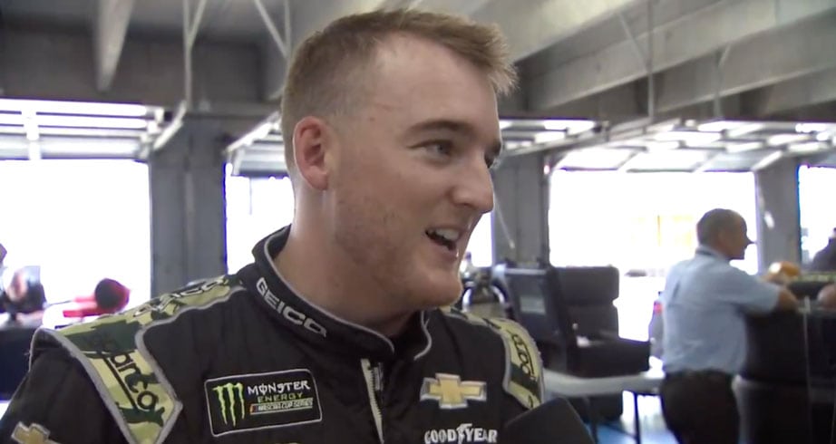 Ty Dillon after his first laps around Charlotte road course | NASCAR.com
