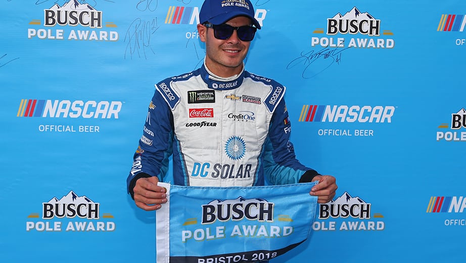 Kyle Larson grabs first career pole at Bristol | NASCAR.com