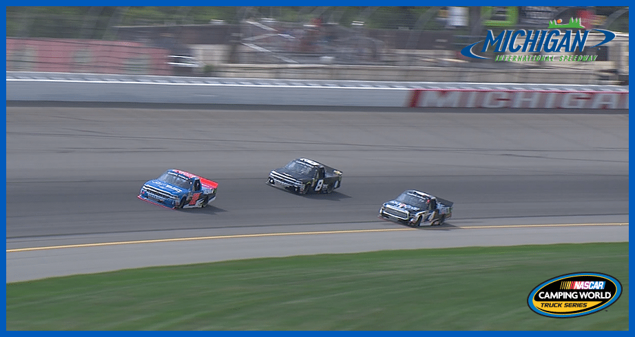 Take a look at Friesen's bold move to take the lead | NASCAR.com