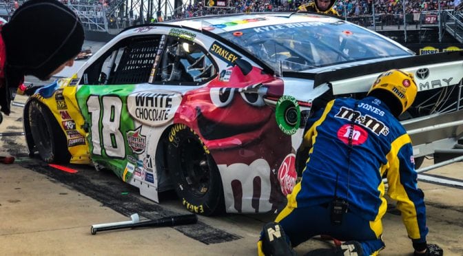 Kyle Busch nearly redeems terrible Bristol day | NASCAR.com
