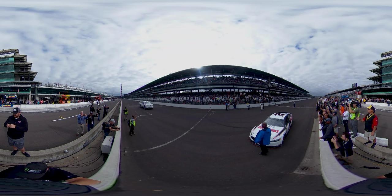 2 Team Indy Fence Climb 360 | Official Site Of NASCAR