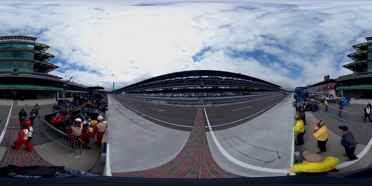 Indy Restart From The Bricks 360 | Official Site Of NASCAR