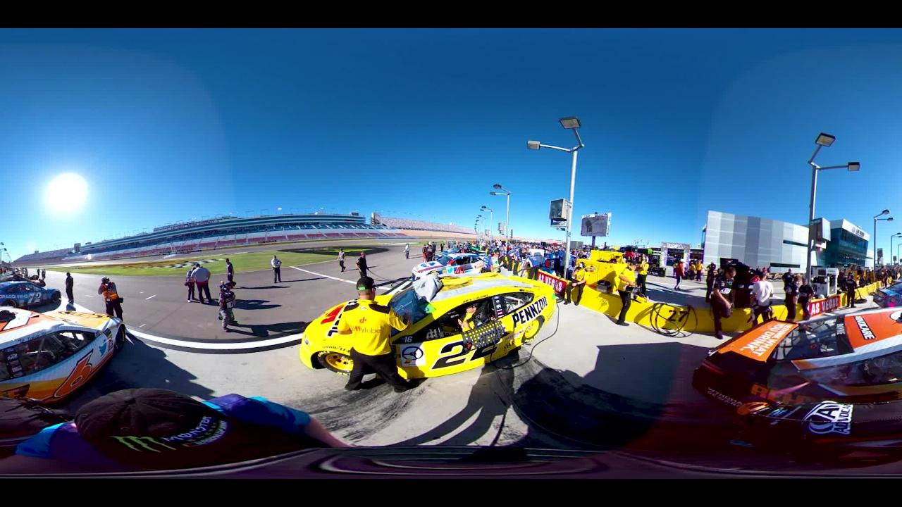 360 Video Joey Logano Climb In | Official Site Of NASCAR