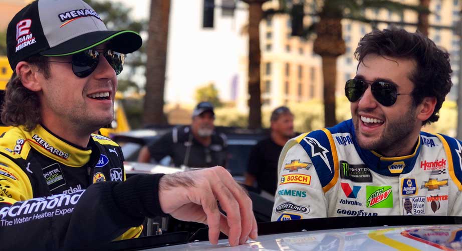 NASCAR drivers burn rubber in Las Vegas | NASCAR.com