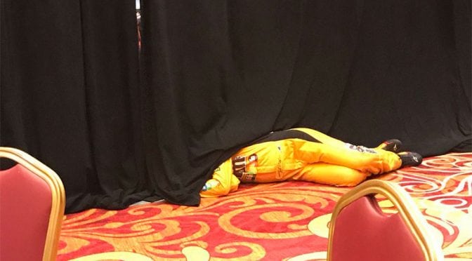 Kyle Busch can nap anywhere -- proof from Denny Hamlin | NASCAR.com