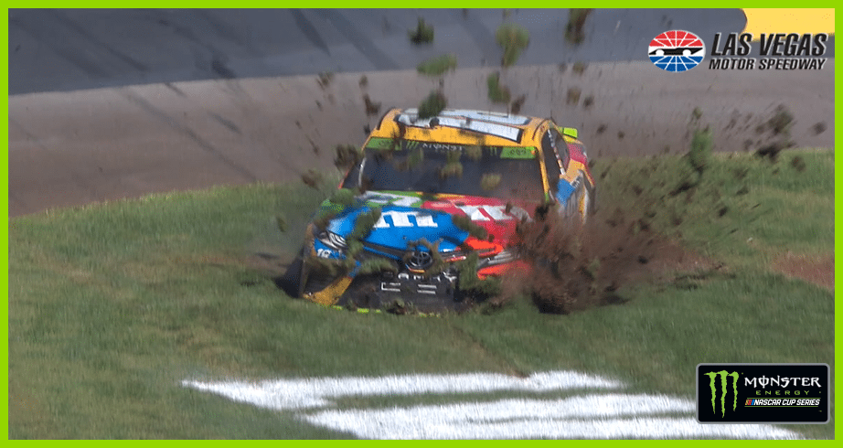 Kyle Busch goes for wild ride through the grass | NASCAR.com