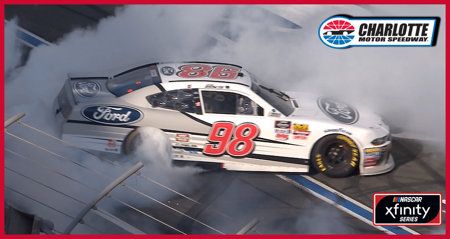 Chase Briscoe celebrates with big burnout | NASCAR.com