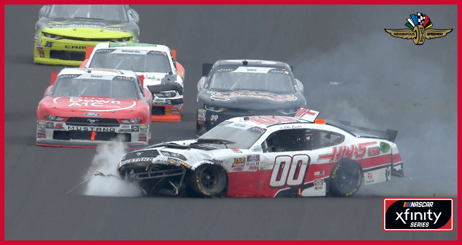 Cole Custer goes for a ride, incurs serious damage | NASCAR.com