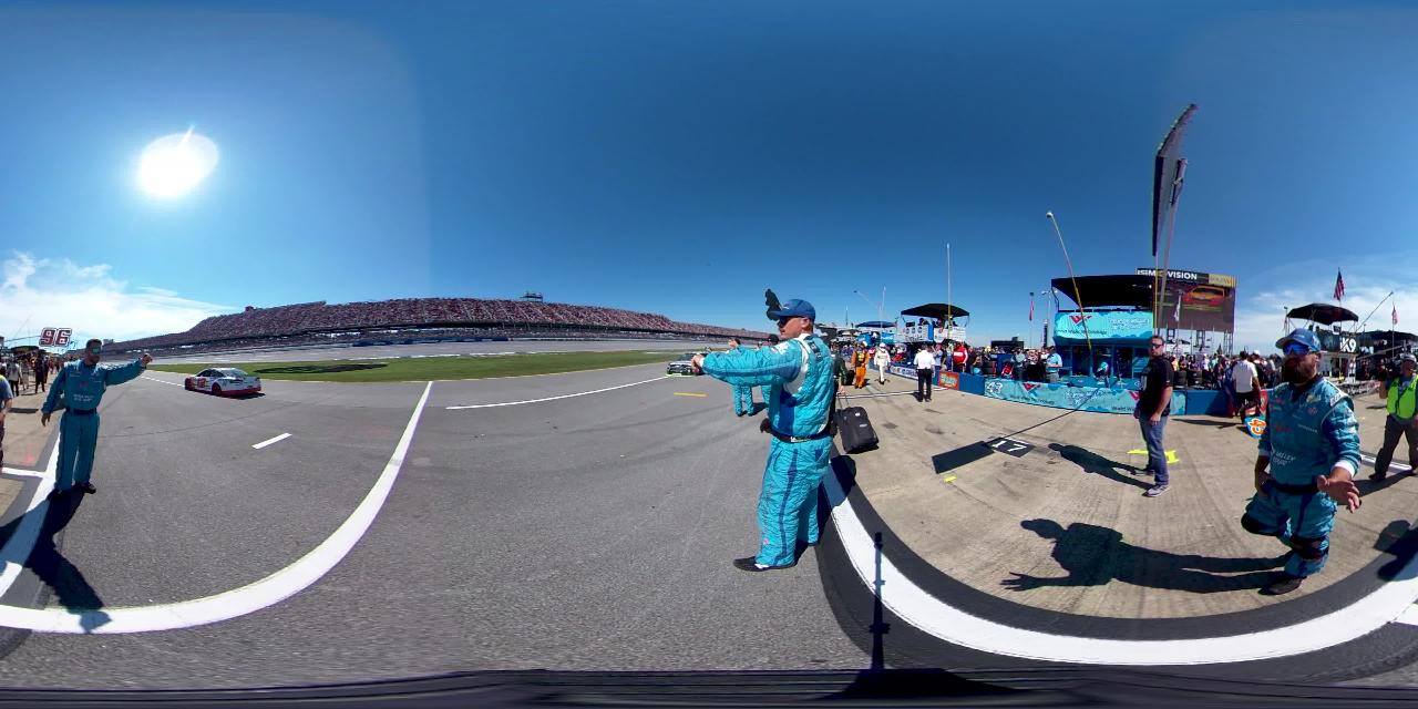 Talladega Car Roll off Grid 360 | Official Site Of NASCAR