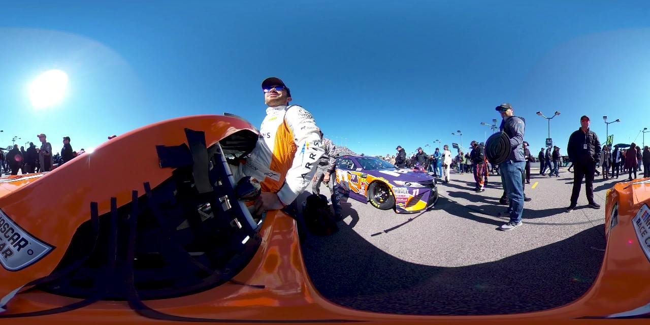 Suarez Climbs In Car 360 | Official Site Of NASCAR