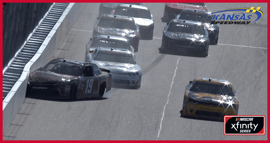 Jones takes a hard hit at Kansas | NASCAR.com