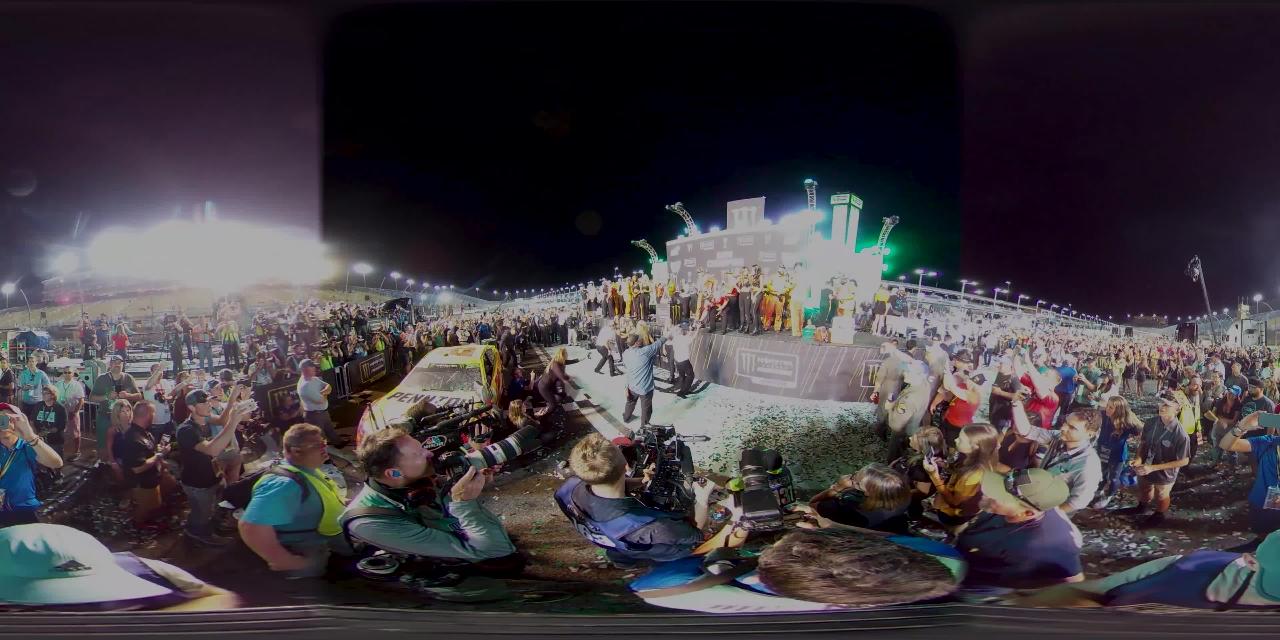 Logano Champagne Celebration Homestead Miami 360 - Official Site Of NASCAR