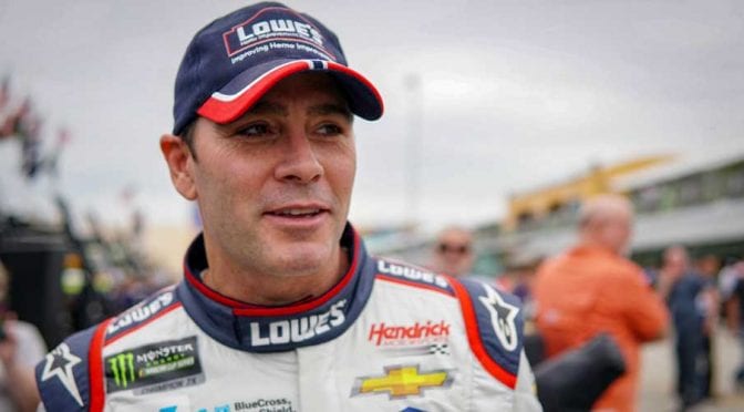 Clean-shaven Jimmie throws it back while looking forward | NASCAR.com