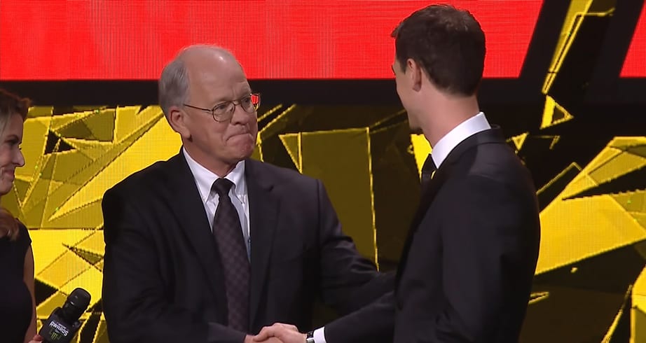 NASCAR's Jim France presents Joey Logano with ring | NASCAR.com