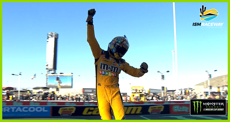 Kyle Busch burns it down after winning at Phoenix | NASCAR.com