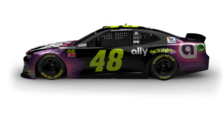 Every angle of Jimmie Johnson's No. 48 Ally paint scheme | NASCAR.com