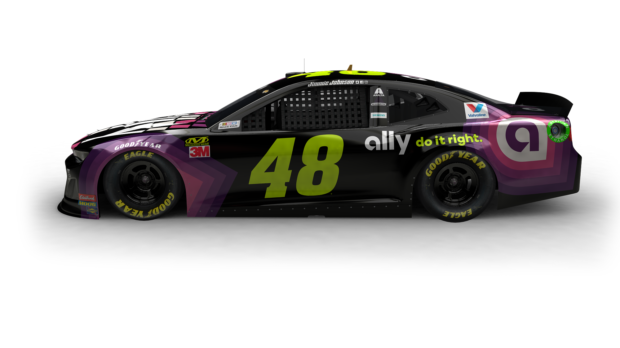 Every angle of Jimmie Johnson's No. 48 Ally paint scheme | NASCAR.com