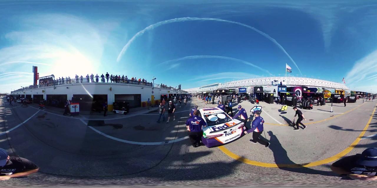 Denny Hamlin 360 Daytona Car Push - Official Site Of NASCAR