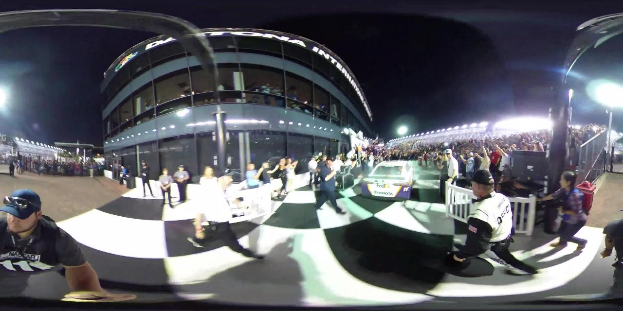 Ride along with Hamlin to Victory Lane at Daytona | NASCAR.com