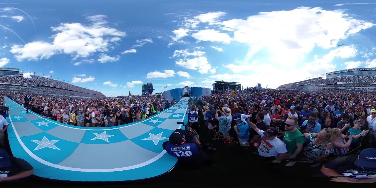 Daytona Top 5 Driver Intros 360 - Official Site Of NASCAR