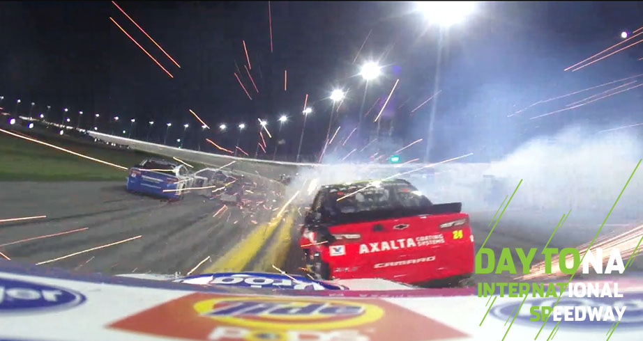 Ryan Preece zooms past wreck in Daytona 500 | NASCAR.com