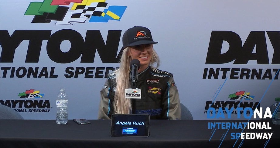 Angela Ruch ecstatic to earn top 10 at Daytona | NASCAR.com