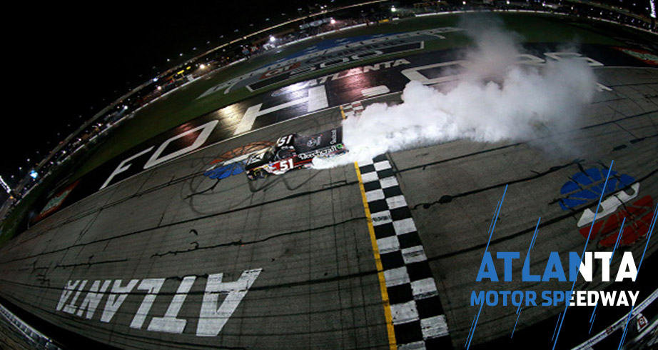 Kyle Busch celebrates record breaker with burnout, bow | NASCAR.com
