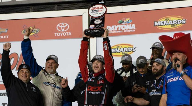 Harrison Burton takes in 'special' ARCA Menards Series win at Daytona ...