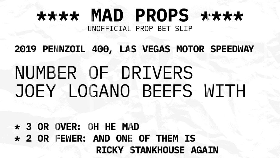 Mad Props: Fake NASCAR prop bets for Las Vegas | Official Site Of NASCAR