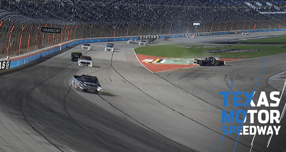 Gilliland goes for a spin through the grass at Texas - Official Site Of ...